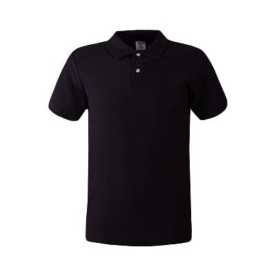 Polo Męskie MPS180 CZARNE - Madera - Hurtownia Artykułów BHP
